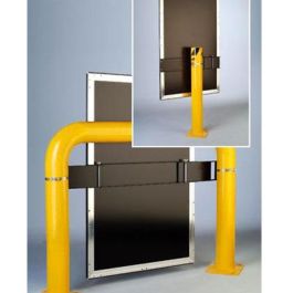 Bollard Sign Frame Mounting Bracket